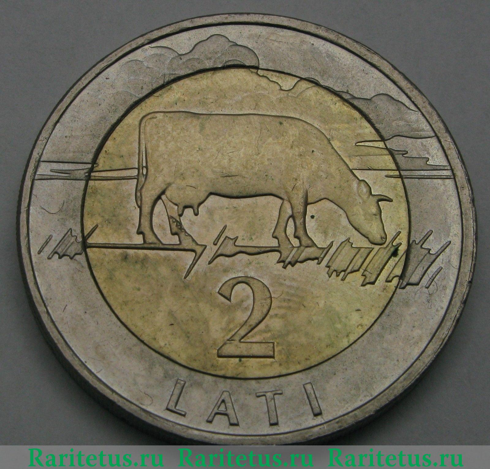 Цена монеты 2 лата (lati) 1999 года: стоимость по аукционам с описанием ...