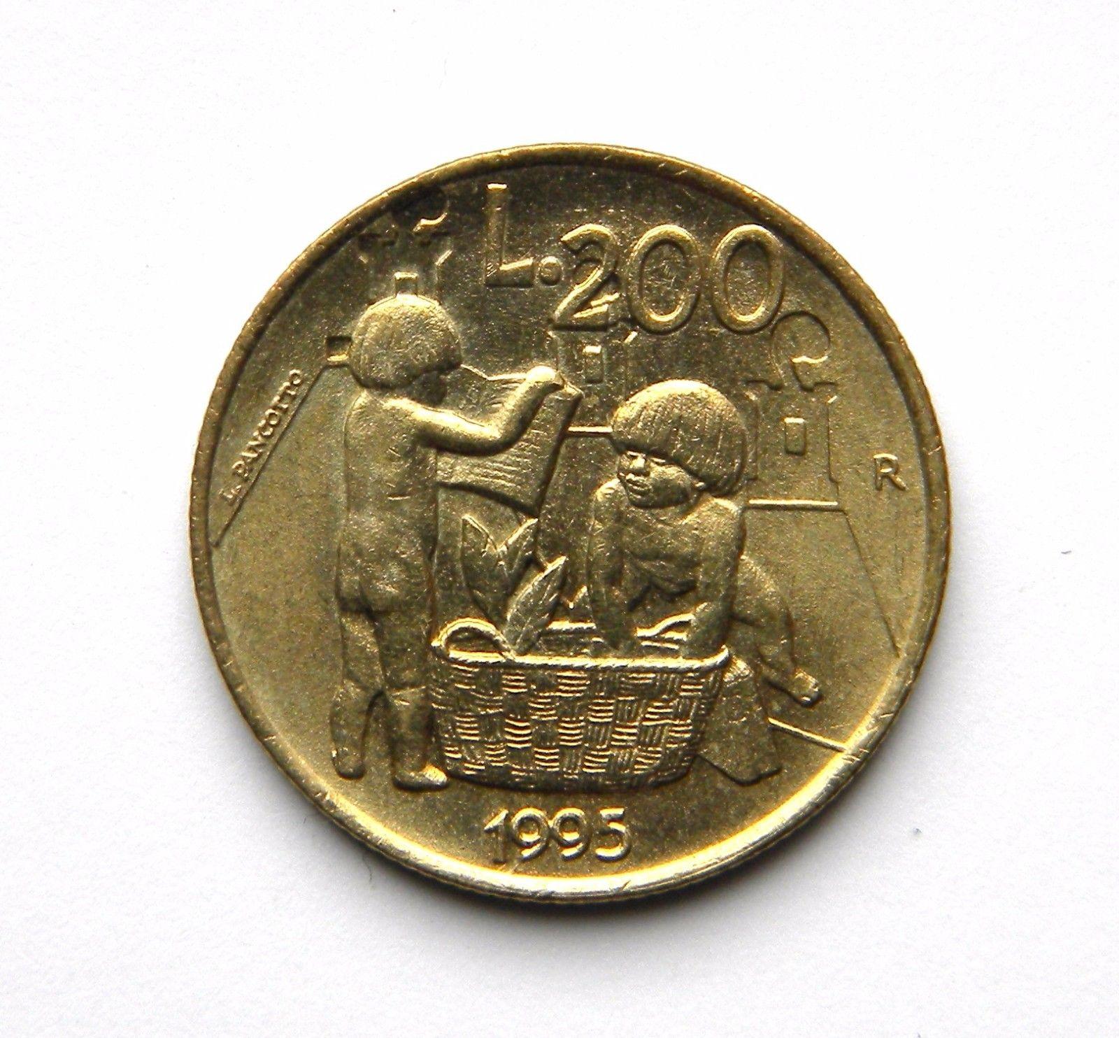 Цена монеты 200 лир (lire) 1995 года Сан-Марино: стоимость по аукционам с описанием и фото.